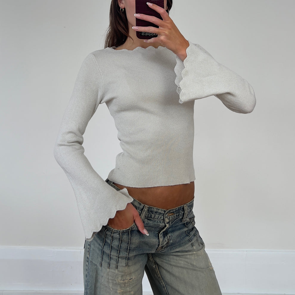 flared sleeve knit sweater – Cora Vintage